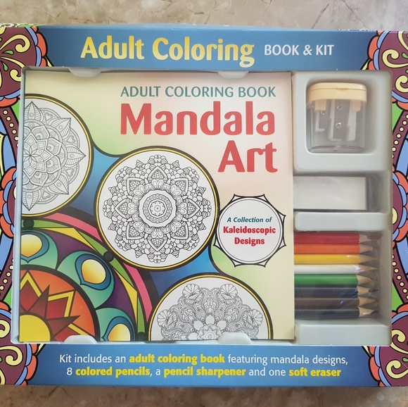 Games | Adult Coloring Book Kit | Poshmark